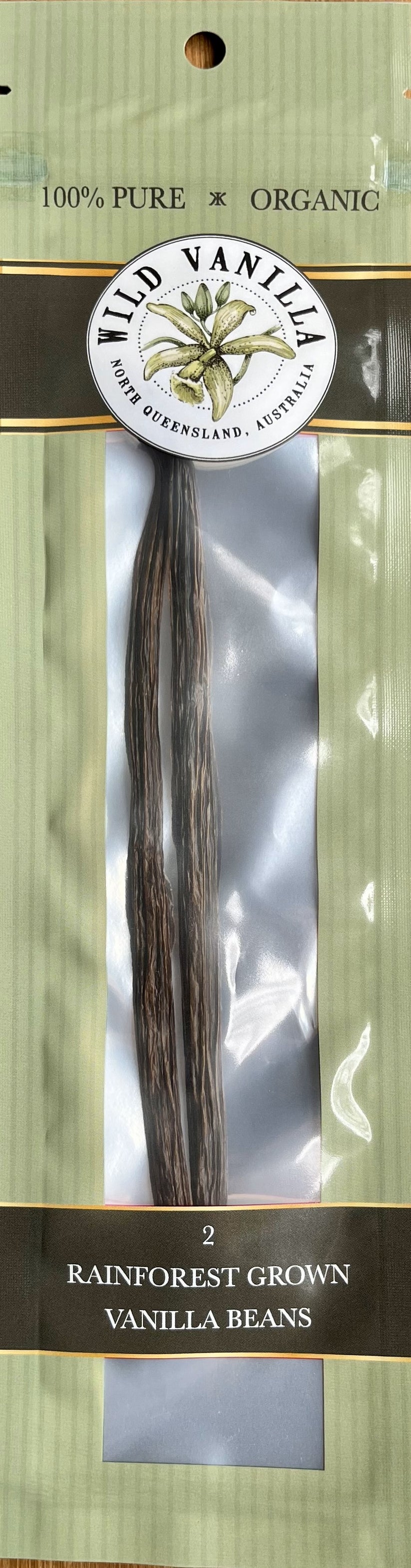 Wild Vanilla Rainforest Grown Australian Vanilla Beans