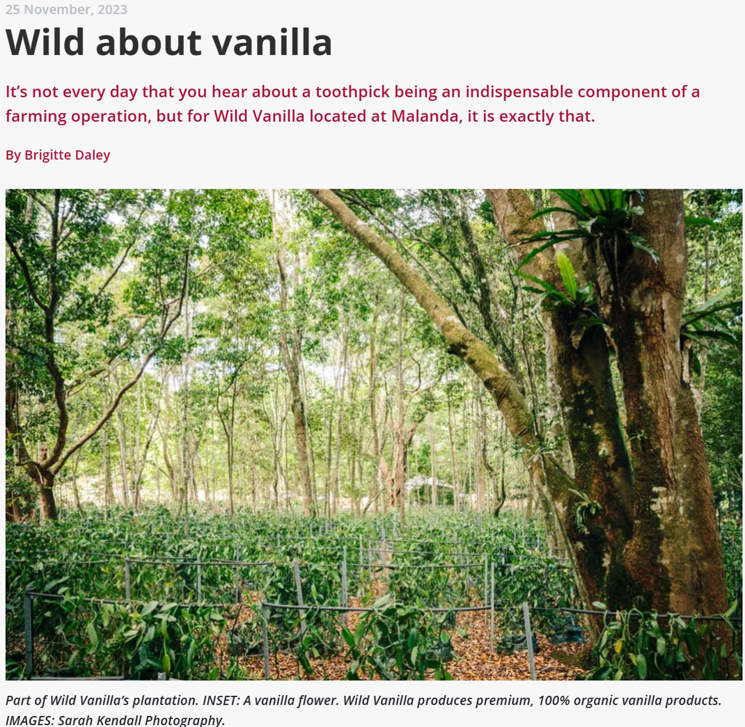 Wild Vanilla Home of Quality Australian Vanilla
